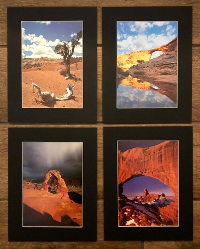 4 Vintage Matt Holzer 7 x 9 Photo Prints Utah Arches National Park ...