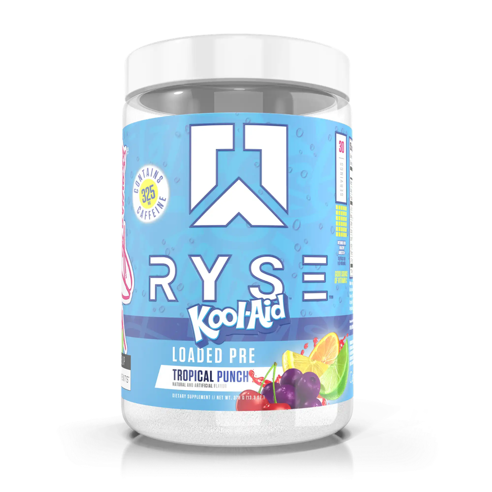 RYSE SUPPLEMENTS LOADED PRE High Stim Pre-Workout Pump Energy Strength ...