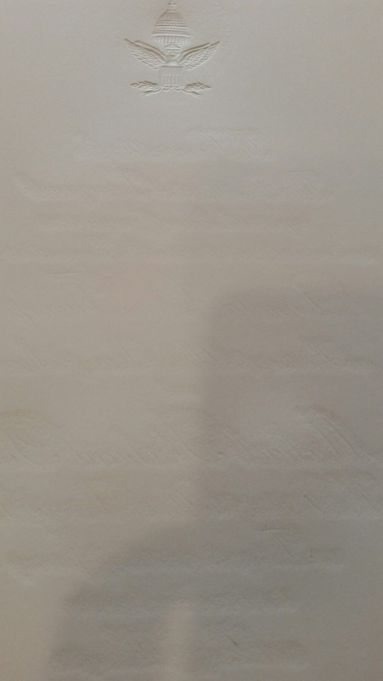 Lot of 3 PRESIDENT DONALD J TRUMP 2017 INAUGURATION ENGRAVED INVITATION ...