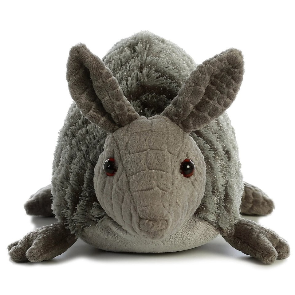 Aurora Armadillo Plush Toy Stuffed Animal 12” Flopsie Gray Soft Cute ...