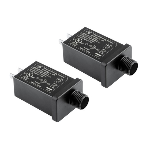 2Pcs 12V 1A Class 2 Power Supply LED Transformer Replacement for String ...