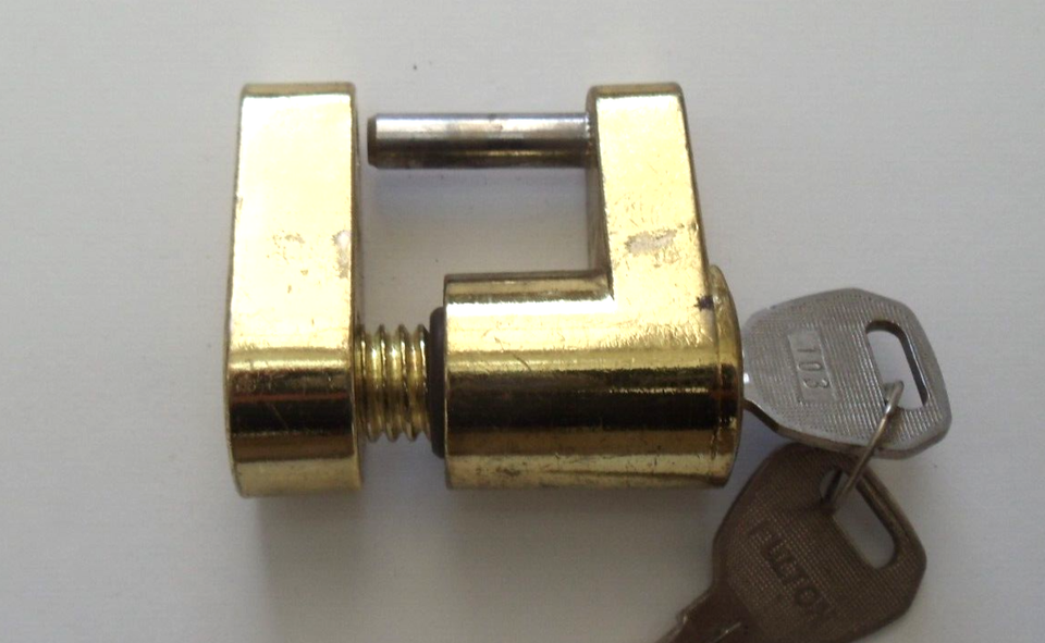 Vintage Brass Fulton ALL - SAFE Lock with 2 Keys GOOD CONDITION | eBay