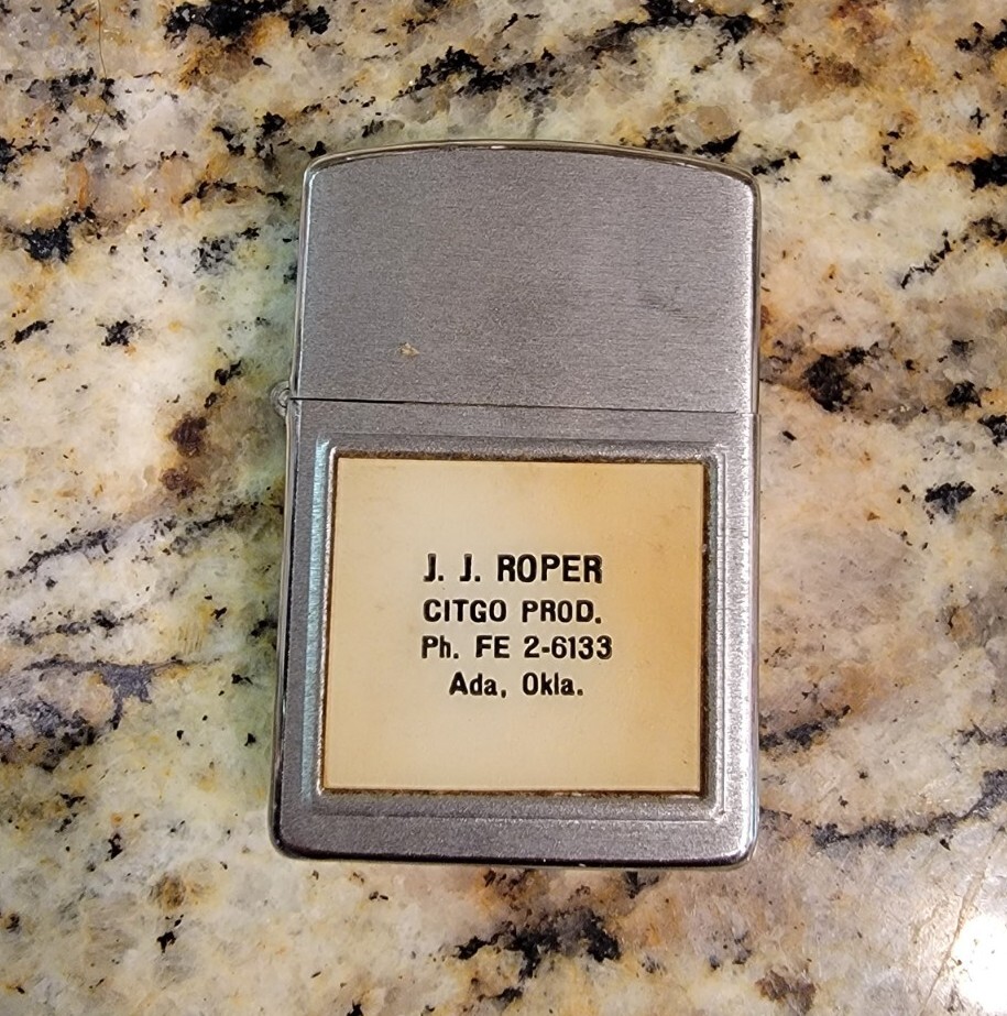 Vintage Citgo Oil Gas Service Station Lighter Life Liter Ada, Oklahoma ...