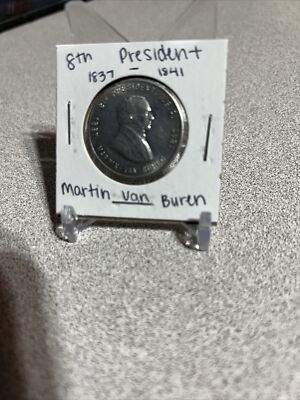 Martin Van Buren 8th President 1837 - 1841 Vintage Aluminum Token | eBay