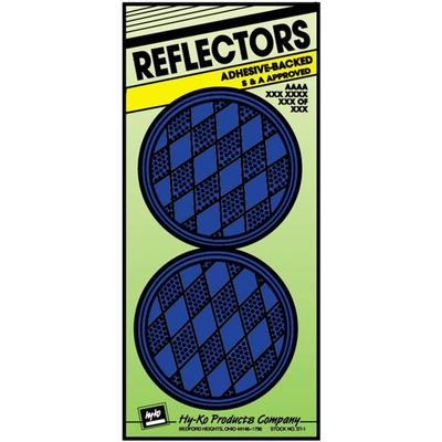 PRESS ON BLUE REFLECTORS | eBay
