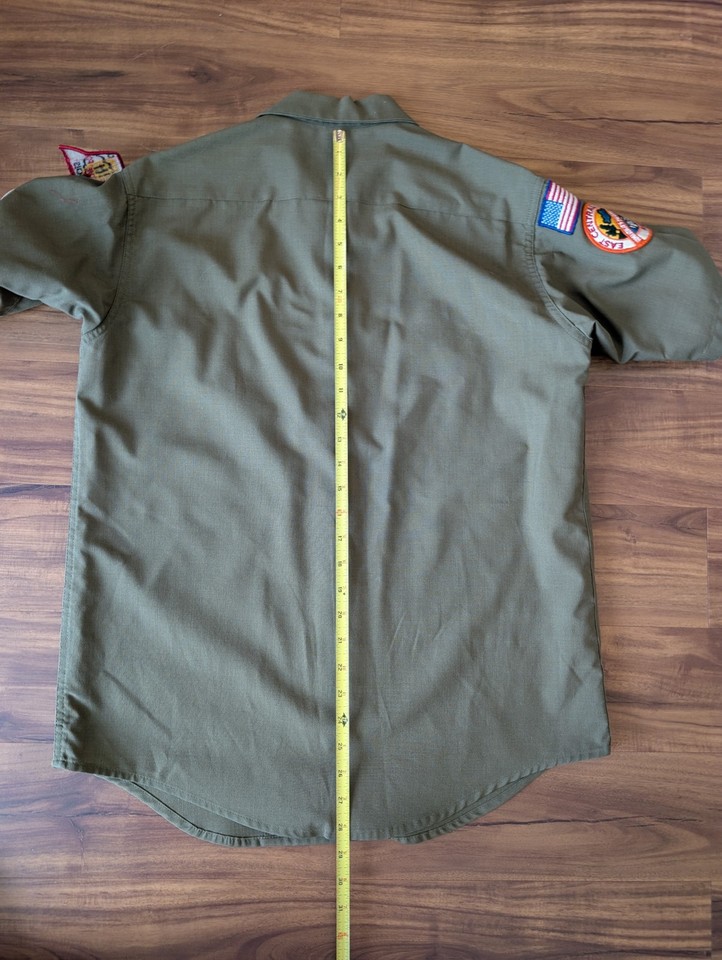 VTG BSA Boy Scouts Of America Shirt Exec Patch East Central WD Boyce ...