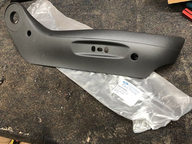 Genuine Ford BA BF Mk2 Falcon Drivers Black Seat Shield Side Trim 4way ...