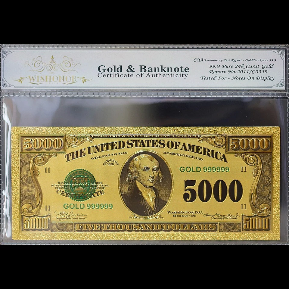 $5000 US Paper Money for sale | eBay
