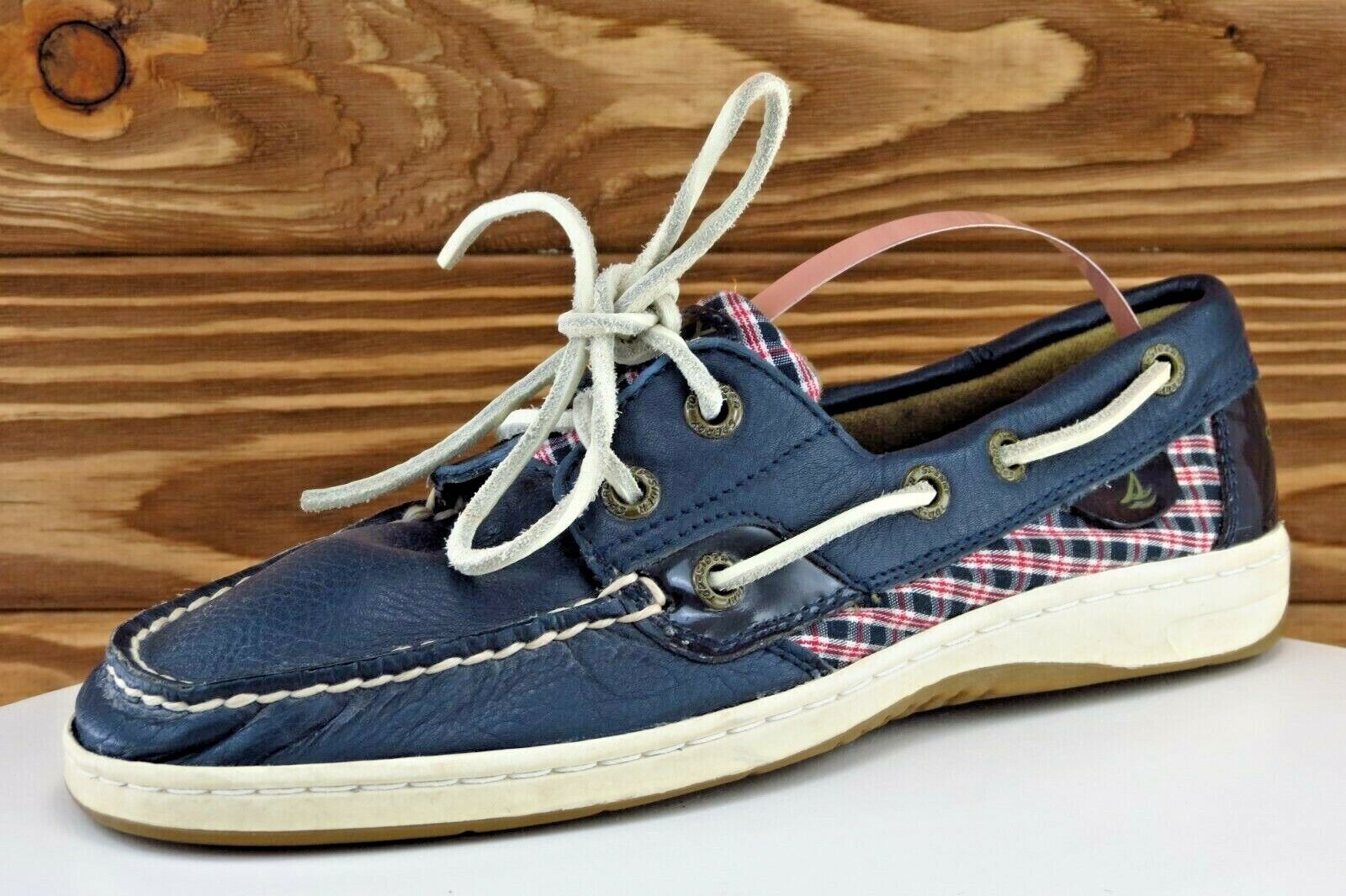Sperry Top-Sider Size 6 M Round Toe Blue Boat Shoe Leather Women | eBay