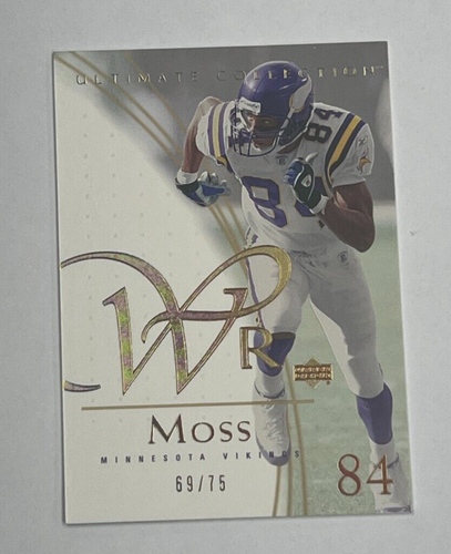 Randy Moss 2003 Upper Deck Ultimate Collection WR 69/75 #34 Vikings | eBay