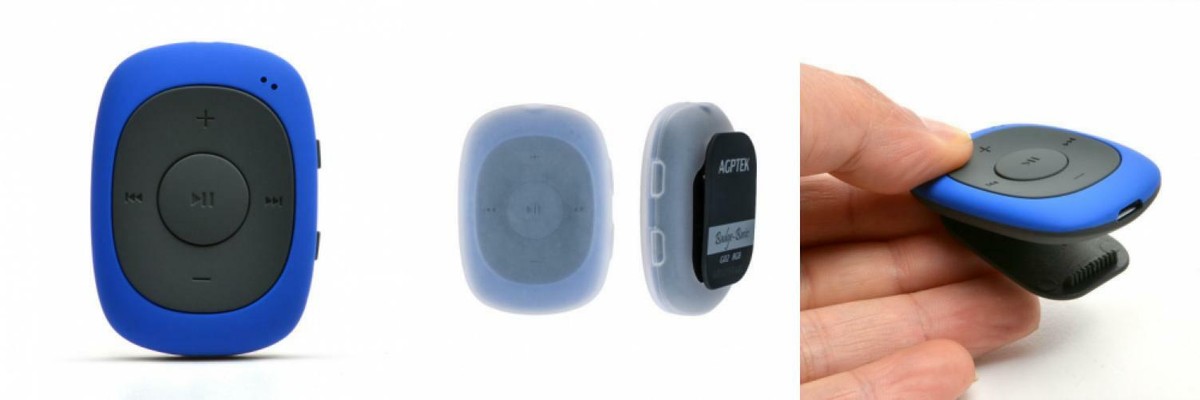Agptek AGPTEK R1B 8GB Bluetooth MP3 Player, Clip Lossless Music Player