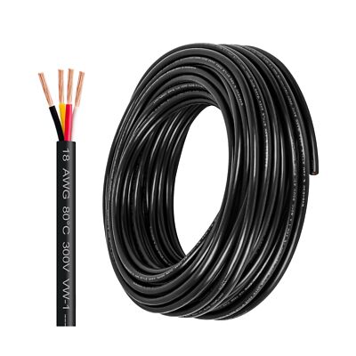 18 Gauge Wire 4 Conductor 18 AWG Electrical Wire Stranded PVC Cord ...