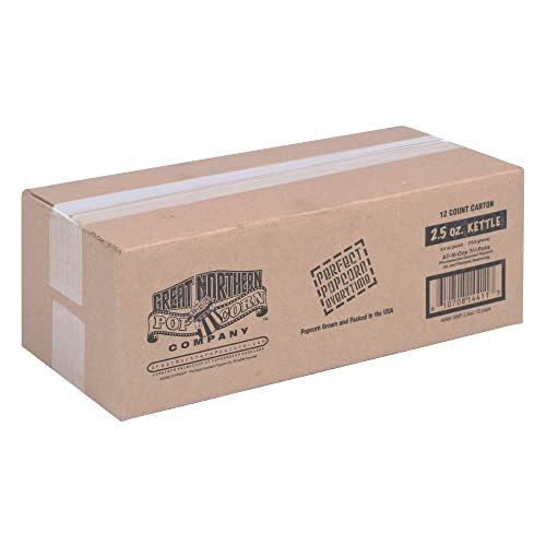 Great Northern Popcorn 4 Ounce Premium Popcorn Portion Packs Case of 12 ...