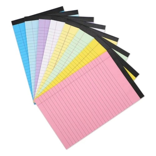 8 Pcs Colorful Note Pads Small Notepads Writing Pads Memo Pad Lined Paper Pads | eBay