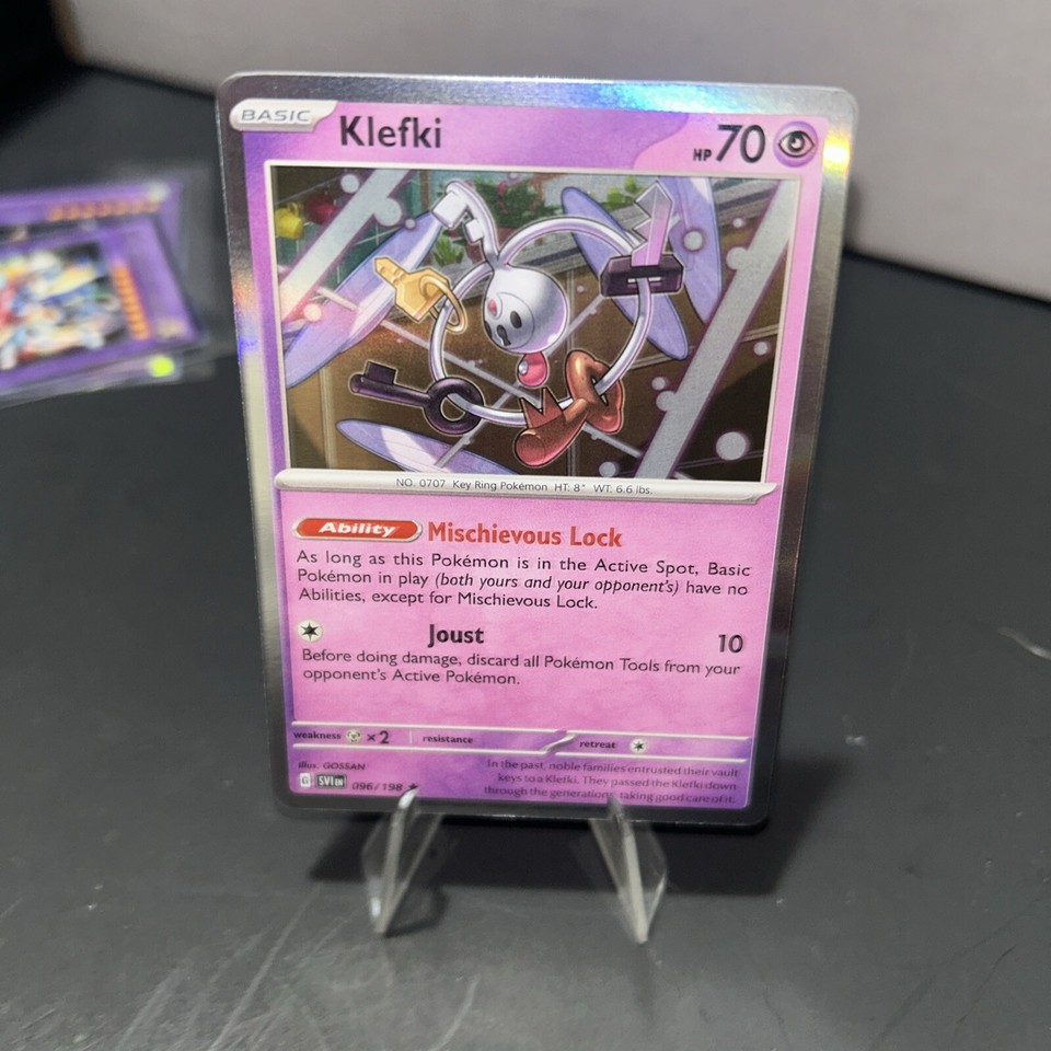 Pokémon TCG Klefki Scarlet & Violet Base Set 096/198 Reverse Holo Holo ...