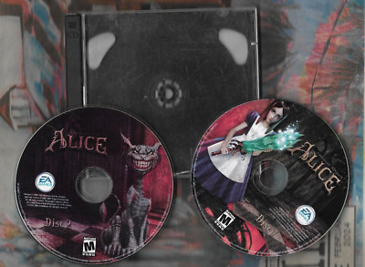 AMERICAN MCGEE'S ALICE 2 Discs TESTED & GOOD 2002 EA GAMES PC Case ...