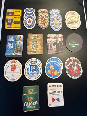 European beer coasters (x30) | eBay