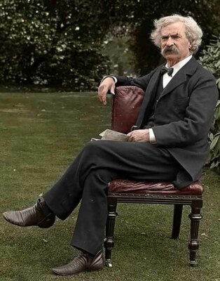 Mark Twain Colorized Canvas! | eBay