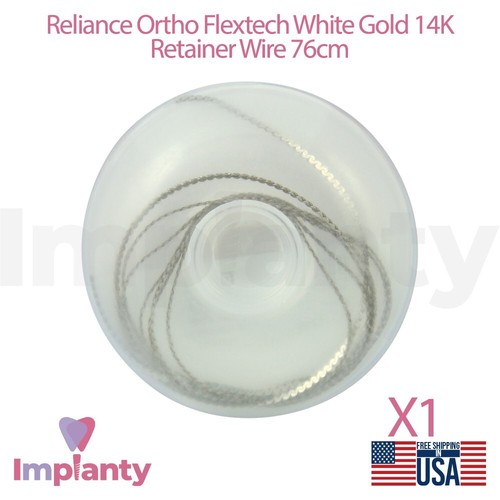 Reliance Dental Orthodontic Lingual Flextech White Gold 14K Retainer ...