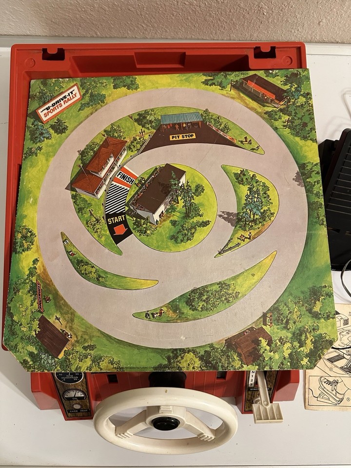 Vintage Schaper U Drive It Table Top Battery Op Driving Game 801 With Box | eBay