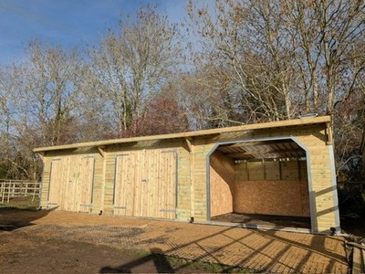 12'x36' Timber Workshop Garage / Shelter– Installed, Delivery & VAT ...