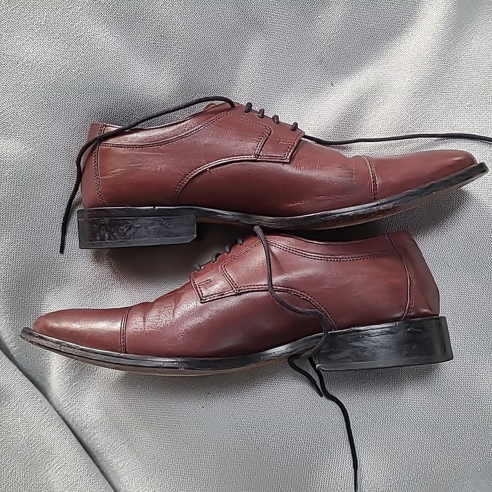 J Murphy by Johnston and Murphy Shoes Mens 9M Dress Oxford Brown | eBay