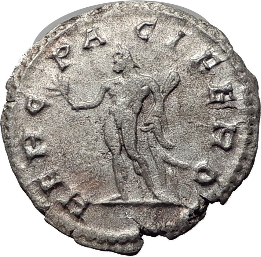 POSTUMUS 260AD Silver Authentic Ancient Roman Coin Hercules Heracles ...