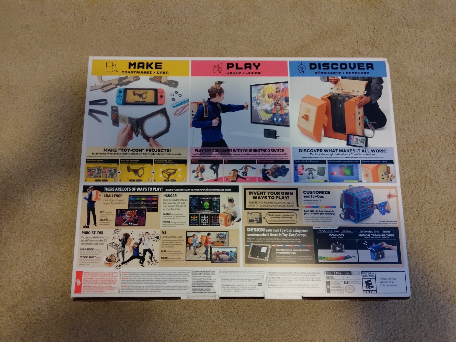 Nintendo Labo: Toy-Con 2 Robot Kit (Switch, 2018) for sale online | eBay