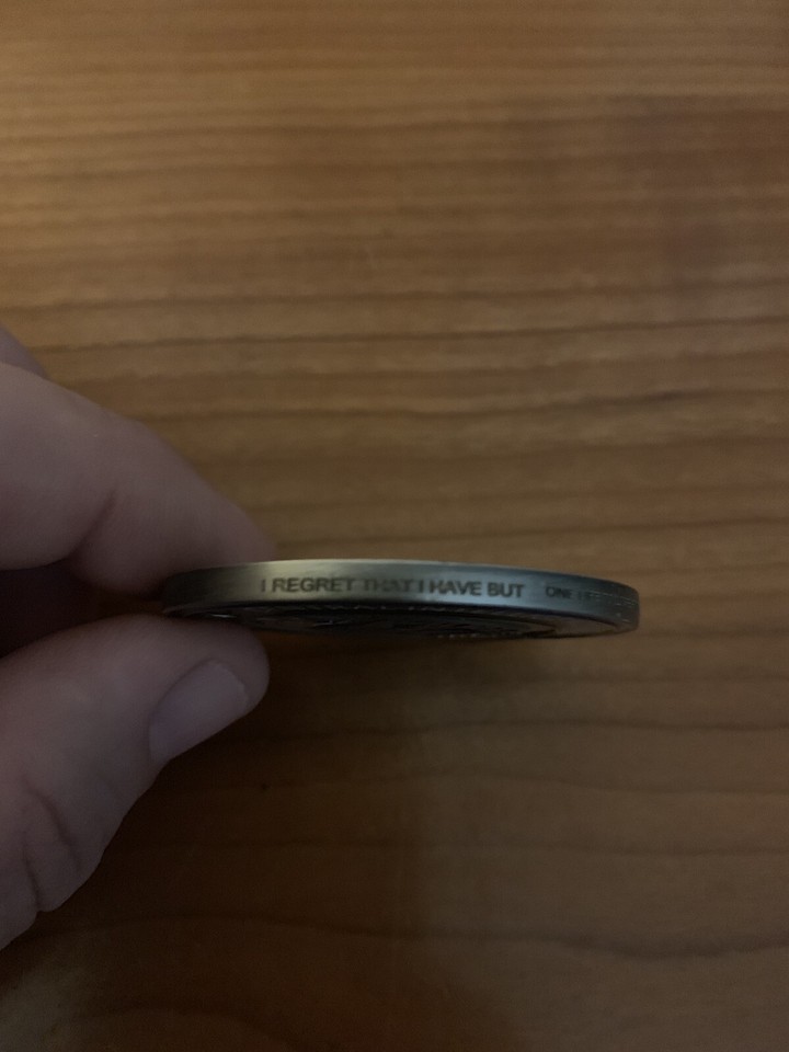 CIA Police “George Bush Center For Intelligence” Challenge Coin. | eBay