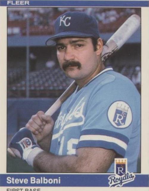 1984 Fleer Update - Steve Balboni #U-6 for sale online | eBay