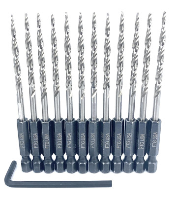 USA Tapered Countersink Drill Bit Set 9/64" Countersink Replacement ...