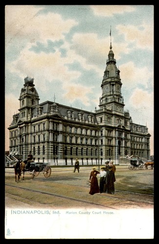 Postcard Marion County Court House, Indianapolis, Indiana | eBay