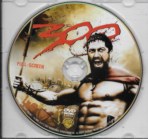 300 Full Screen Edition 2007 DVD Like New DISC ONLY | eBay