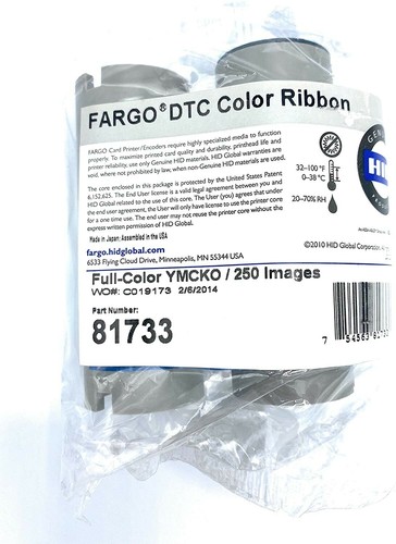 Fargo dtc color ribbon ymcko 250 images hid 81733 | eBay