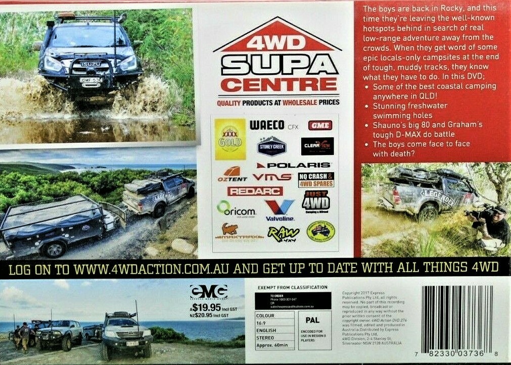 AUSTRALIAN 4WD ACTION: Central QLD's 4WD ESCAPE! DVD 274 TV SERIES ...