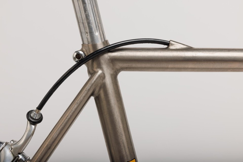 1983 Trecia by Amelio Riva Full Titanium 50cm x 52cm Campagnolo Passoni ...