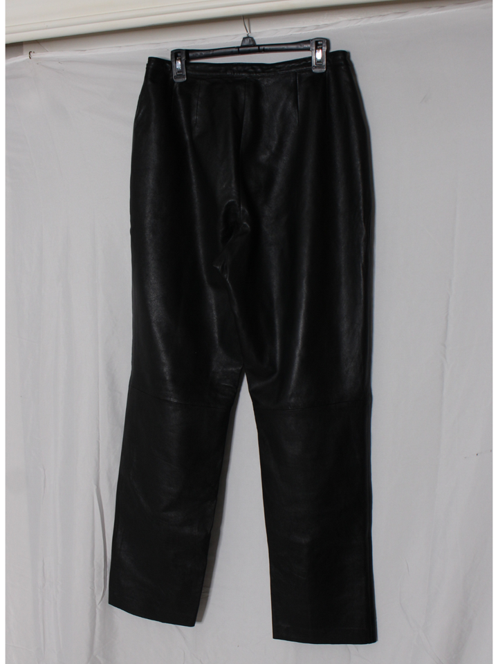 Womens Leather Pants Black 16 SOFT Lambskin Vintage 90s Y2K Mixit Mob ...