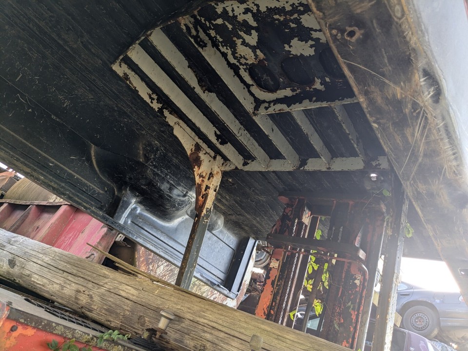 BED 86-95 Ford F150 F250 F350 8' TRUCK BED Fleetside Dual Tanks Black ...