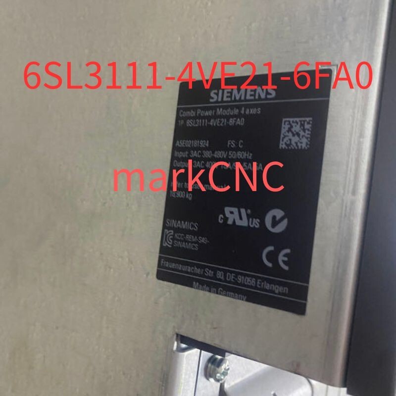 6SL3111-4VE21-6FA0 Used SINAMICS S120 Combi Power Module tested ok,DHL ...