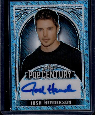 2024 Leaf Pop Century Josh Henderson AUTOGRAPH #9/15 signed AUTO | eBay