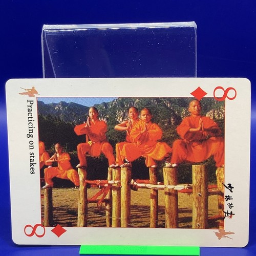 Kung-Fu Card Chinese Shaolin Kung Fu Playing Cards Shao-Lin #Diamond 8 ...
