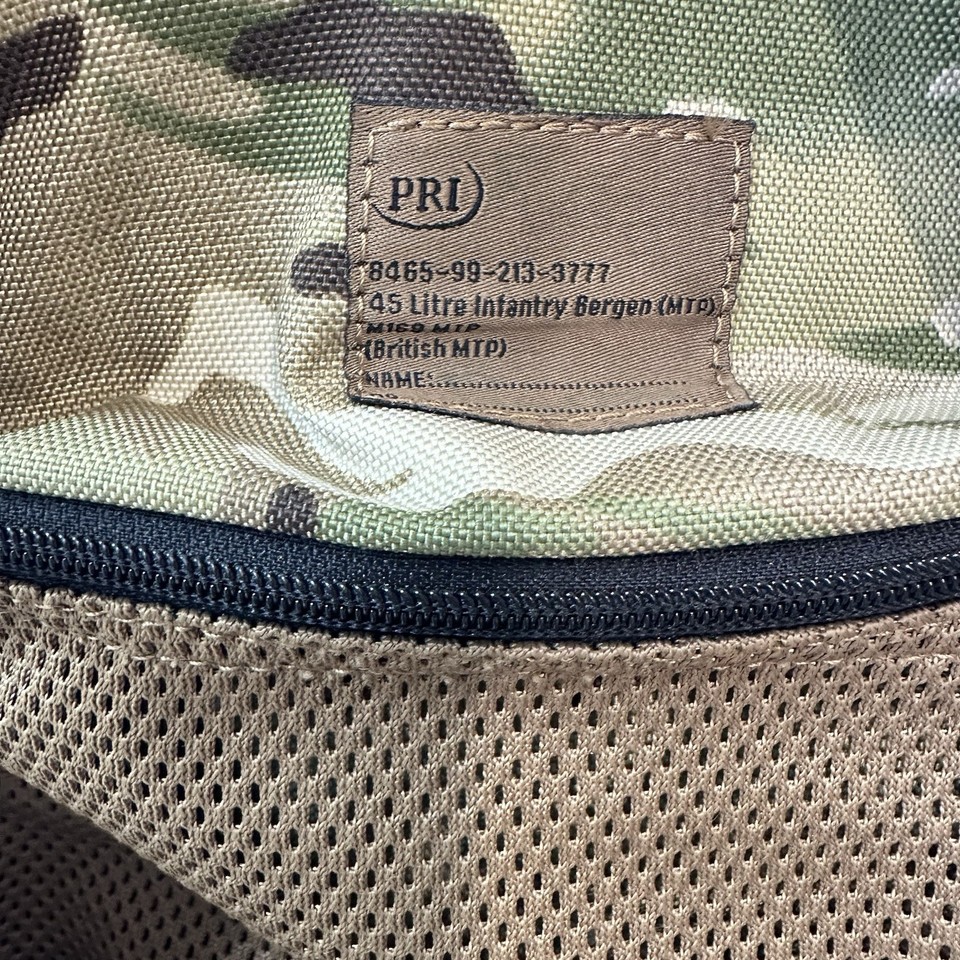 British Army MTP 45L Infantry Patrol Daysack ~ Bergen ~ Airsoft / Cadet ...