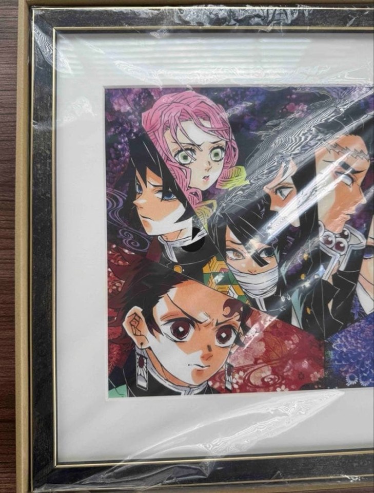 Demon Slayer Kimetsu no Yaiba Official Art Print Framed Anime ...