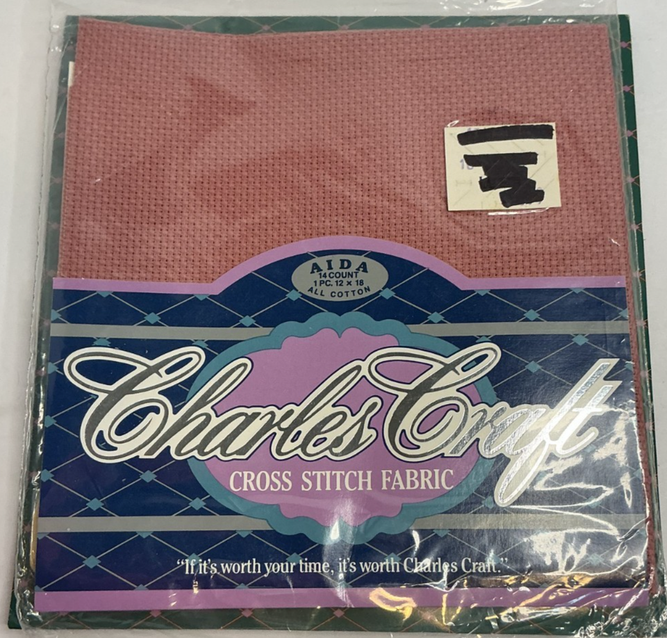 Charles Craft Cross Stitch Fabric 14 Count White 12 X 18 - 1 Pkg Choice ...