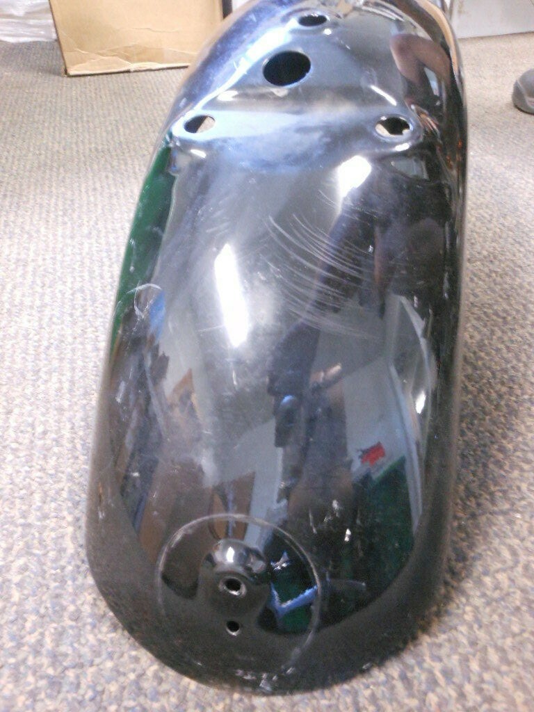 Triumph Black Rear Fender Mudguard Bonneville | eBay