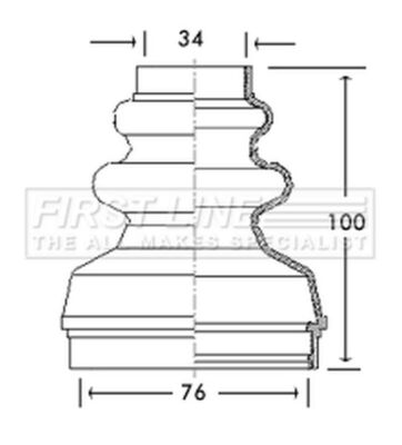 CV Boot Gaiter Inner FOR PEUGEOT 307 90bhp 2.0 CHOICE1/2 01->08 RHY ...
