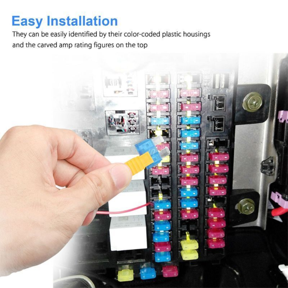 220 pcs Car Blade Fuse Assortment Assorted Kit Blade Set Auto Truck ...