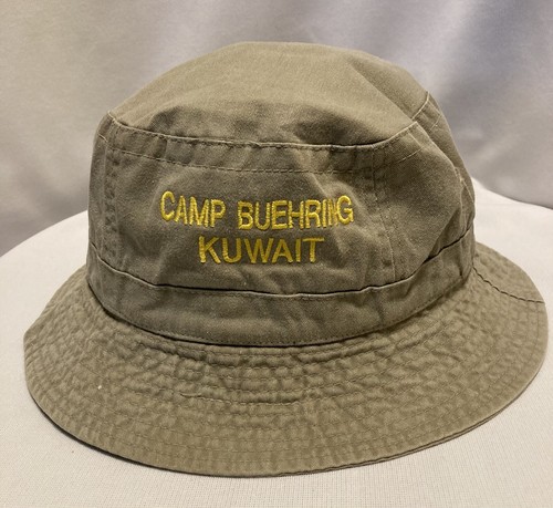US Army Bucket Hat Camp Buehring Hat Cap L XL Militar… - Gem