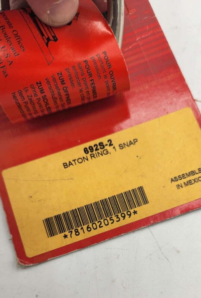 New: Safariland Police Baton Ring - One Snap 692S-2 - Duty Gear | eBay