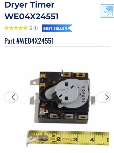 NEW** WE04X24551 GE DRYER TIMER GENUINE NEW OEM PART USA SELLER | eBay